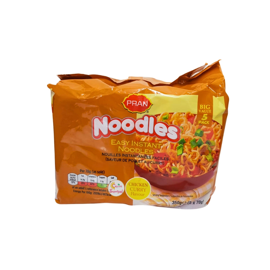 Pran Easy Instant Noodles Big Value Pack | Chicken Curry Flavour 350g ...