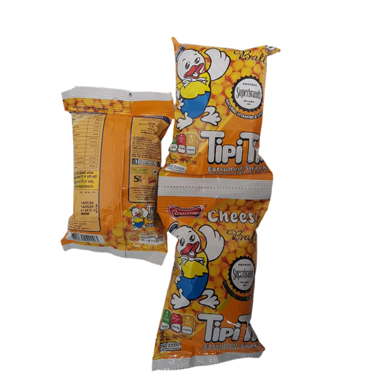 Tipi Tip Cheesy Balls 10g x 3 Packs – Ceylon Supermart
