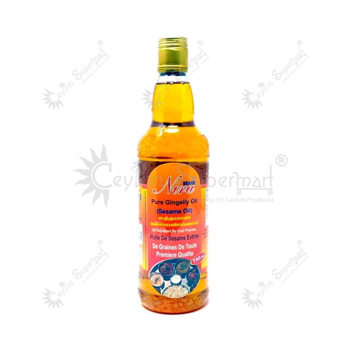 Buy Niru Pure Gingelly Oil | Sesame Oil 750ml from Ceylon Supermart in ...