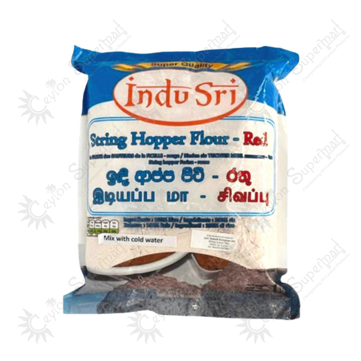 Buy Indu Sri String Hopper Red Rice Flour Mix 1 kg from Ceylon ...