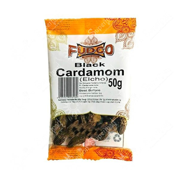 Buy Fudco Black Cardamom Whole, 50g from Ceylon Supermart in the UK ...