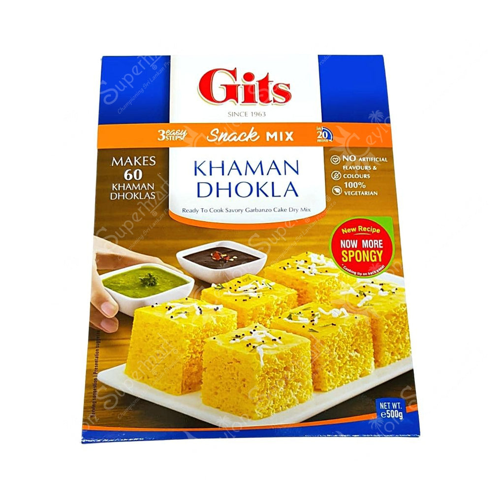 Buy Gits Khaman Dhokla Snack Mix 500g from Ceylon Supermart in the UK