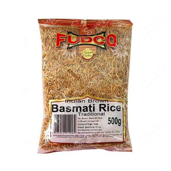 Buy Fudco Brown Basmati Rice, 500g from Ceylon Supermart in the UK & Europe