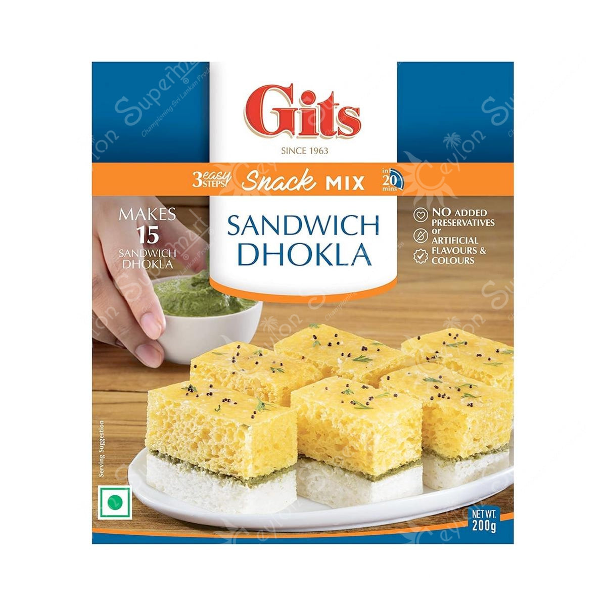 Buy Gits Sandwich Dhokla Snack Mix 200g from Ceylon Supermart in the UK