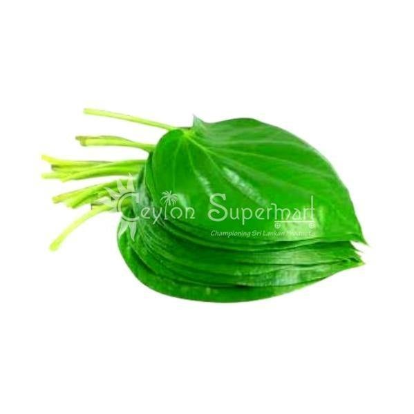 Ceylon Supermart Fresh Betel Leaves | Paan Leaves | Bulath 20 Leaves