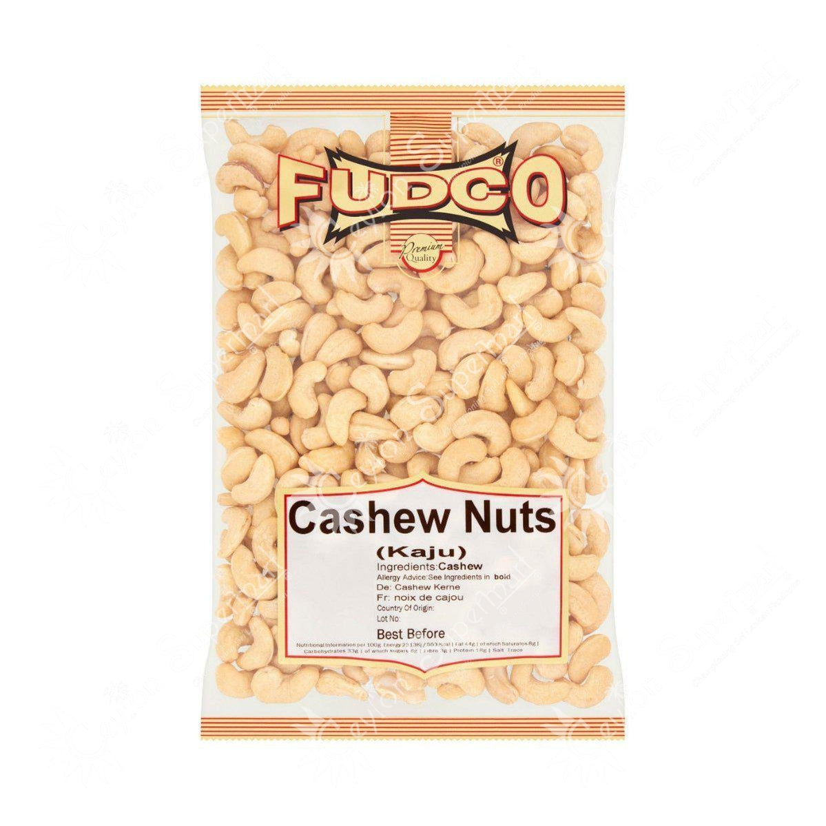 Buy Fudco Cashew Nuts | Kaju, 700g from Ceylon Supermart in the UK & Europe