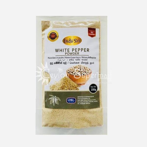 Buy Indu Sri White Pepper Powder, 100g from Ceylon Supermart in the UK ...