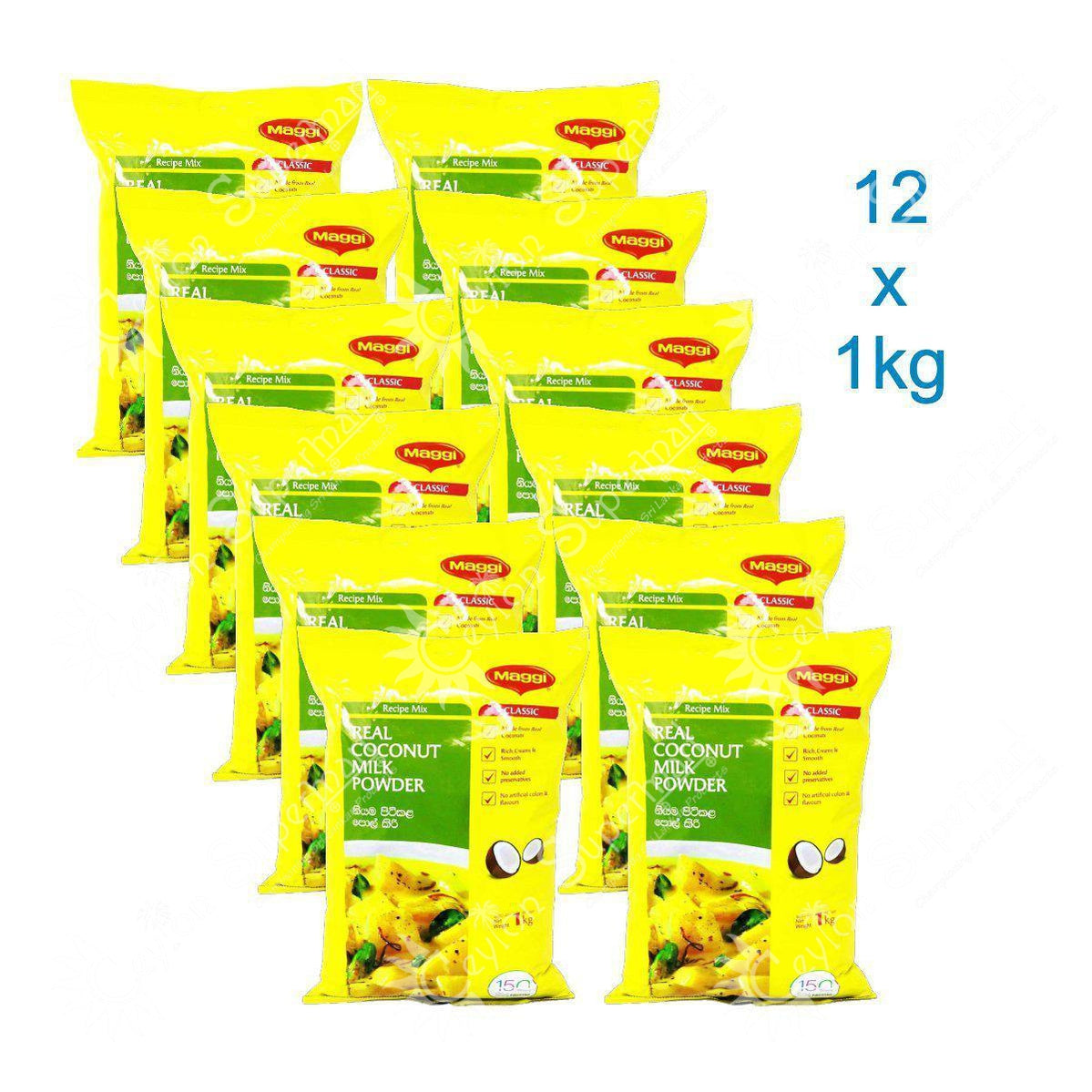 Buy Nestle Maggi Sri Lankan Coconut Milk Powder Carton 12 x 1kg from ...