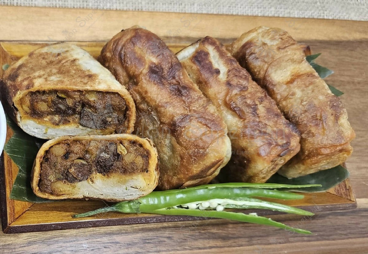 Marian's Kitchen Sri Lankan Style Frozen Vegetable Roti | 4 Pack ...