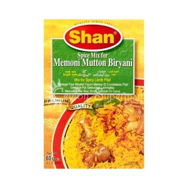 Buy Shan Memoni Mutton Biryani Mix, 60g from Ceylon Supermart in the UK ...