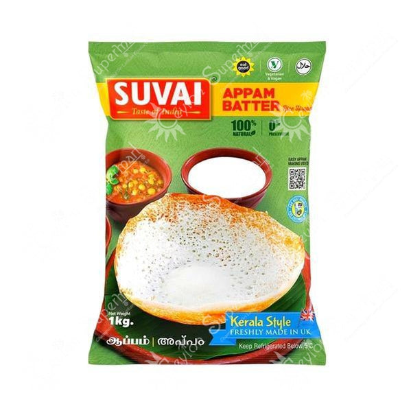 Buy Suvai Chilled Instant Hopper Batter Mix, 1kg from Ceylon Supermart ...