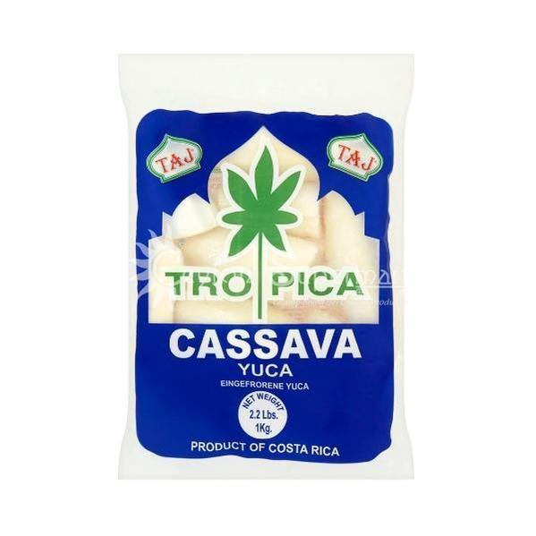 Buy Taj Frozen Cassava Whole, 1kg from Ceylon Supermart in the UK & Europe