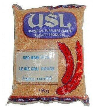 Buy USL Red Raw Rice, 1kg from Ceylon Supermart in the UK & Europe